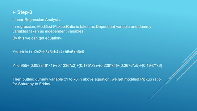 MARRIOTT ROOMS FORECASTING Operation management assignment (1) | PPTX