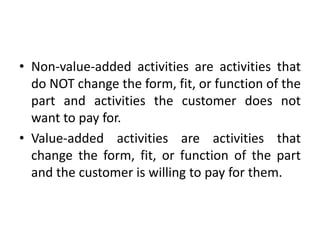 value added manufacturing | PPTX