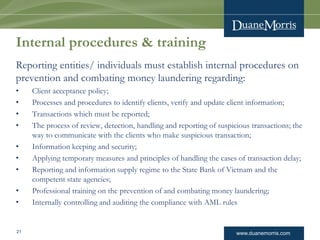 IMPORTANCE OF THE ANTI MONEY LAUNDERING COMPLIANCE FUNCTION | PPT