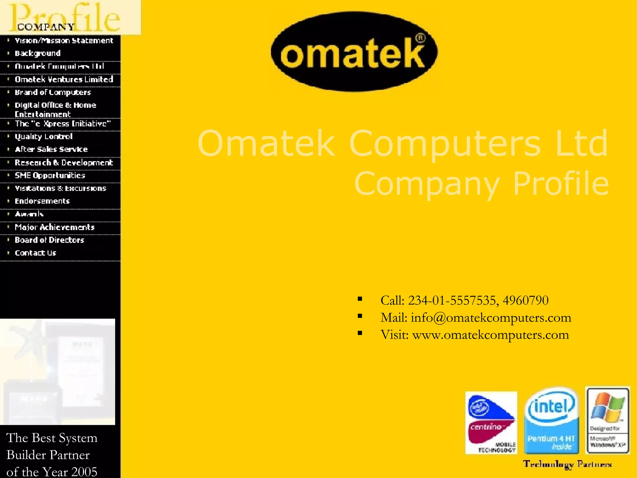 Omatek Computers Presentation | PPT
