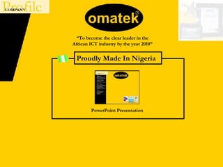 Omatek Computers Presentation | PPT