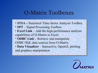 O Matrix Overview | PPT