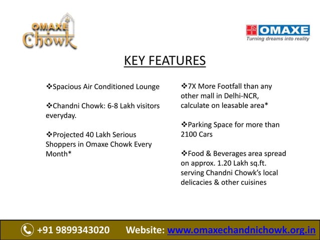 Omaxe Chandni Chowk | PPTX