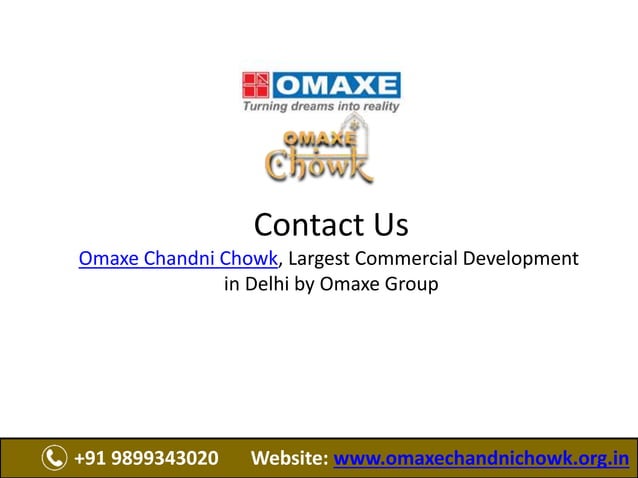 Omaxe Chandni Chowk | PPTX