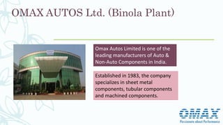 Omax training presentation by ankit | PPTX