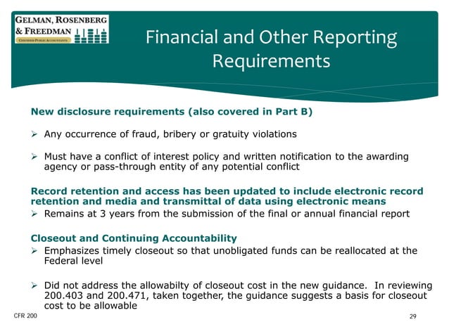 2 CFR 200 –Uniform Administrative Requirements, Cost Principles and ...