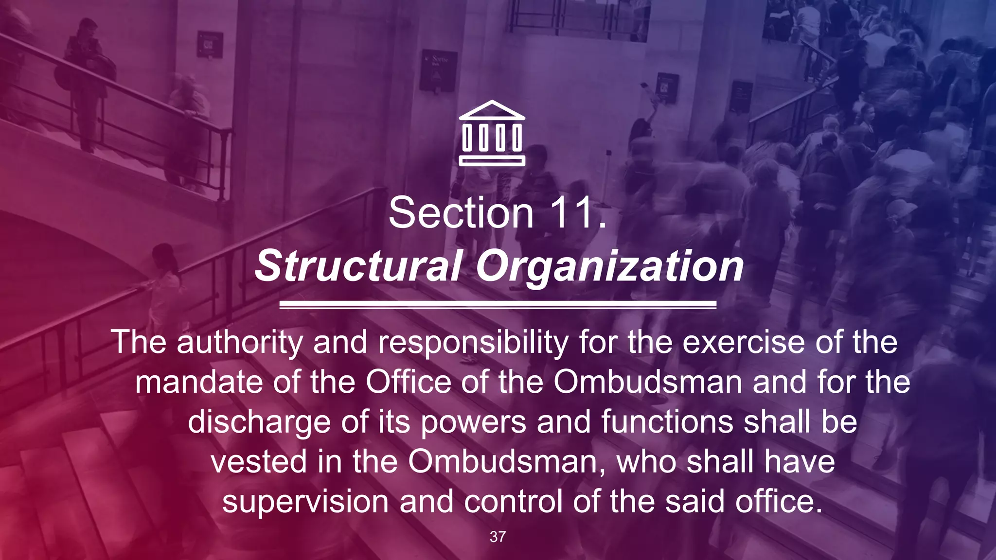 Ombudsman act of 1989 | PPTX