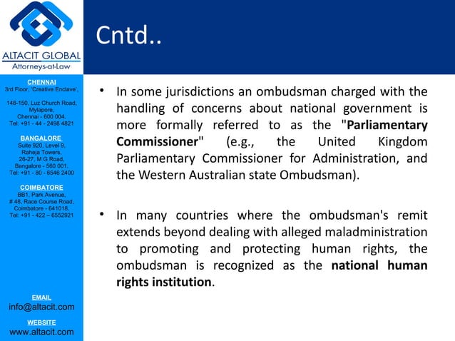 Ombudsman in india | PPT | Hinduism | Religion & Spirituality