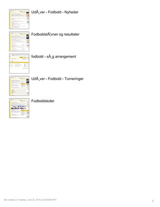 Ombygning fodbold mellemidræt | PDF