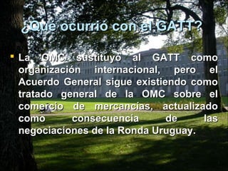 La Organización Mundial De Comercio OMC | PPT