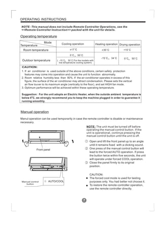 Carrier Split Room Air Conditioner | PDF