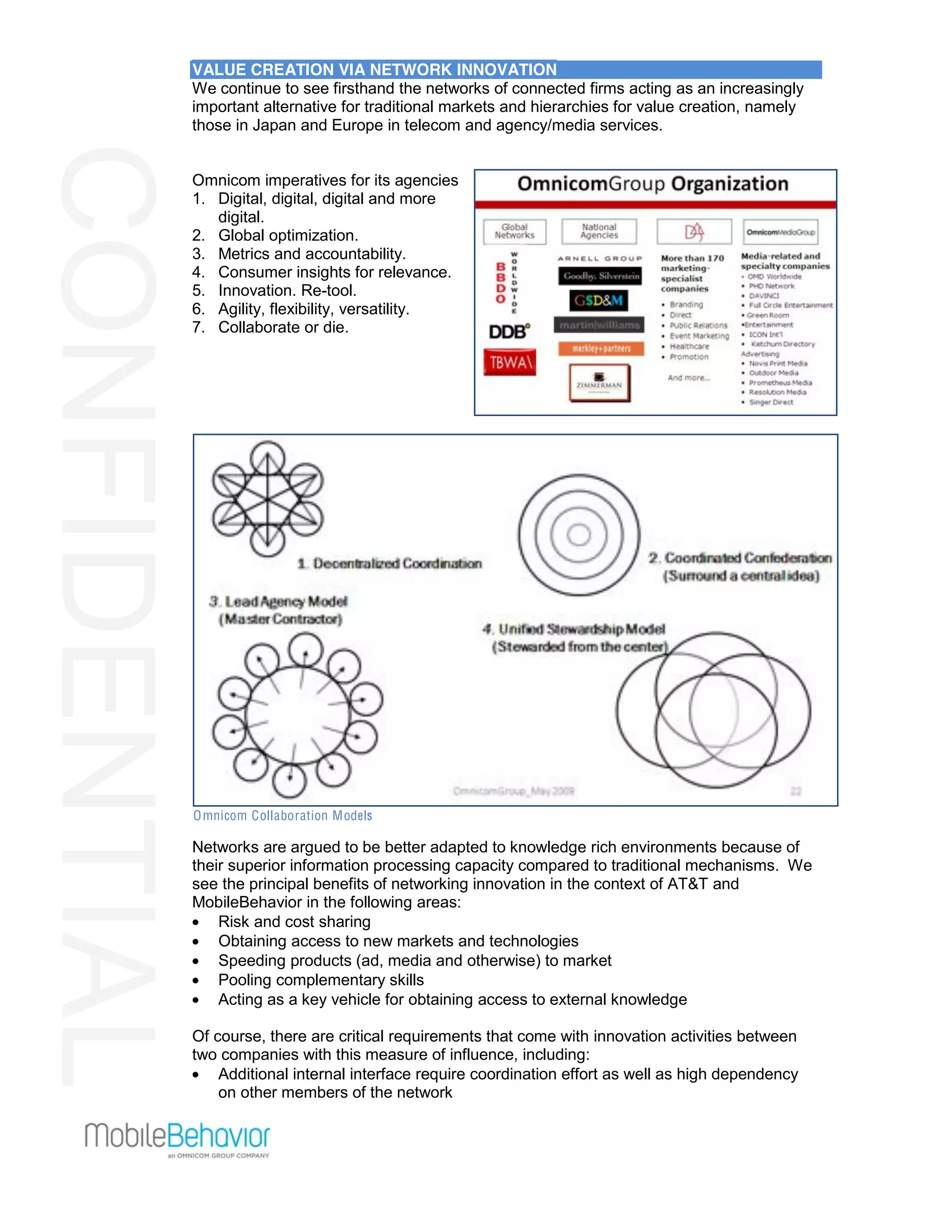 Dual-Sided Business Model: Omnicom, AT&T, Indoor Direct | PDF