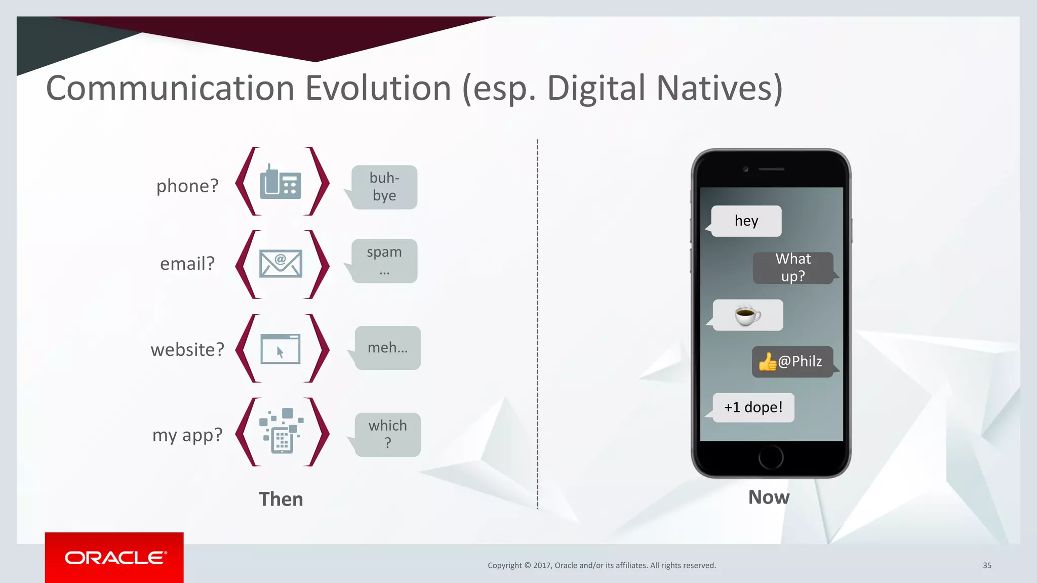 Oracle Mobile Cloud / Bot | PPT