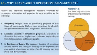 OPERATIONS MANAGEMENT chapter 1 | PPTX