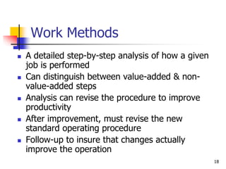 OM Chapter 3.ppt Operations management chapter 3 Work system design | PPT