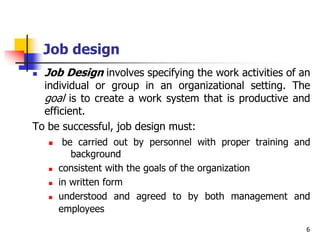 OM Chapter 3.ppt Operations management chapter 3 Work system design | PPT