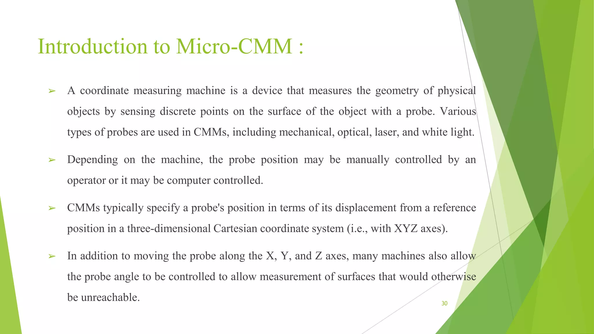 OPTICAL MICROSCOPY AND COORDINATE MEASURING MACHINE | PPTX