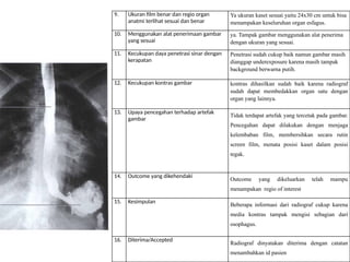 radiography examination of Osefagus Maag Duodenum | PPTX