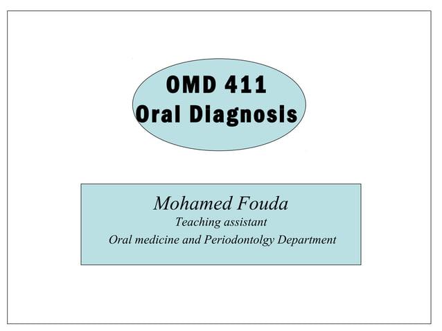 Omd 411 | PPT