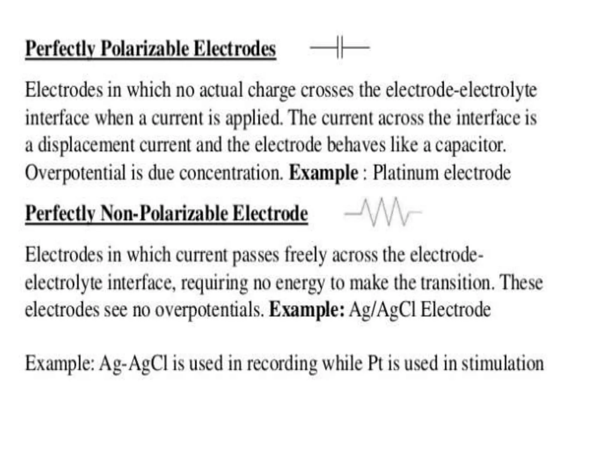 Omd551 types of electrodes | PPTX
