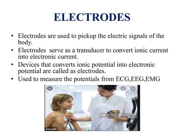 Omd551 types of electrodes | PPTX | Chemistry | Science
