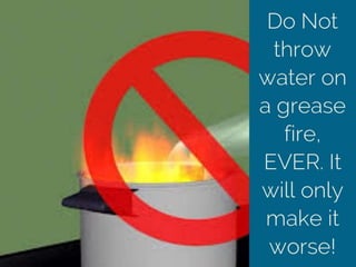 Grease Fire Safety | PPTX