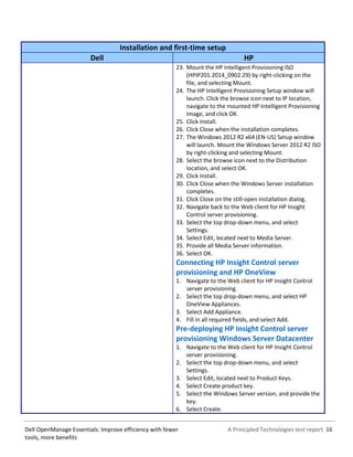 Dell OpenManage Essentials: Improve efficiency with fewer tools, more ...