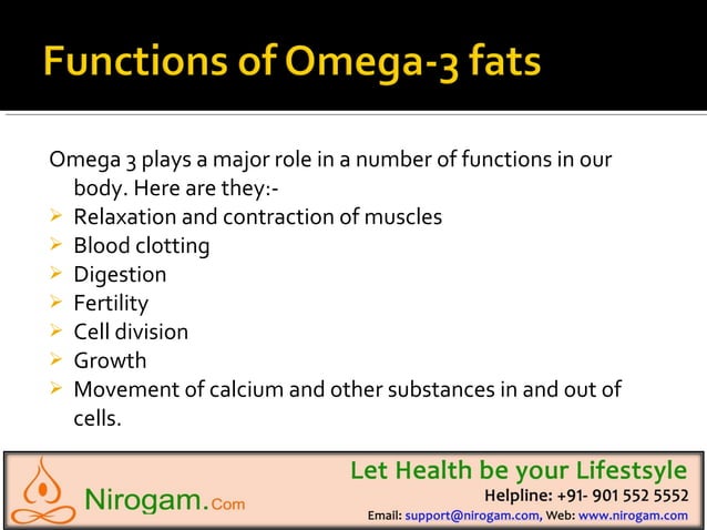 Omega 3 fatty acids - What Makes Them Important
