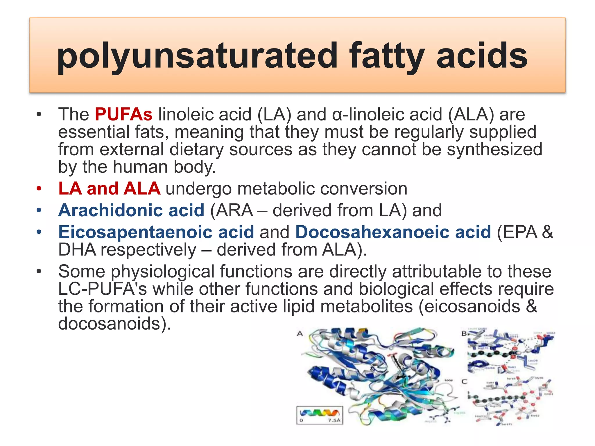 Omega 3 & omega- 6; long-chain polyunsaturated fatty acids (lc-puf as ...