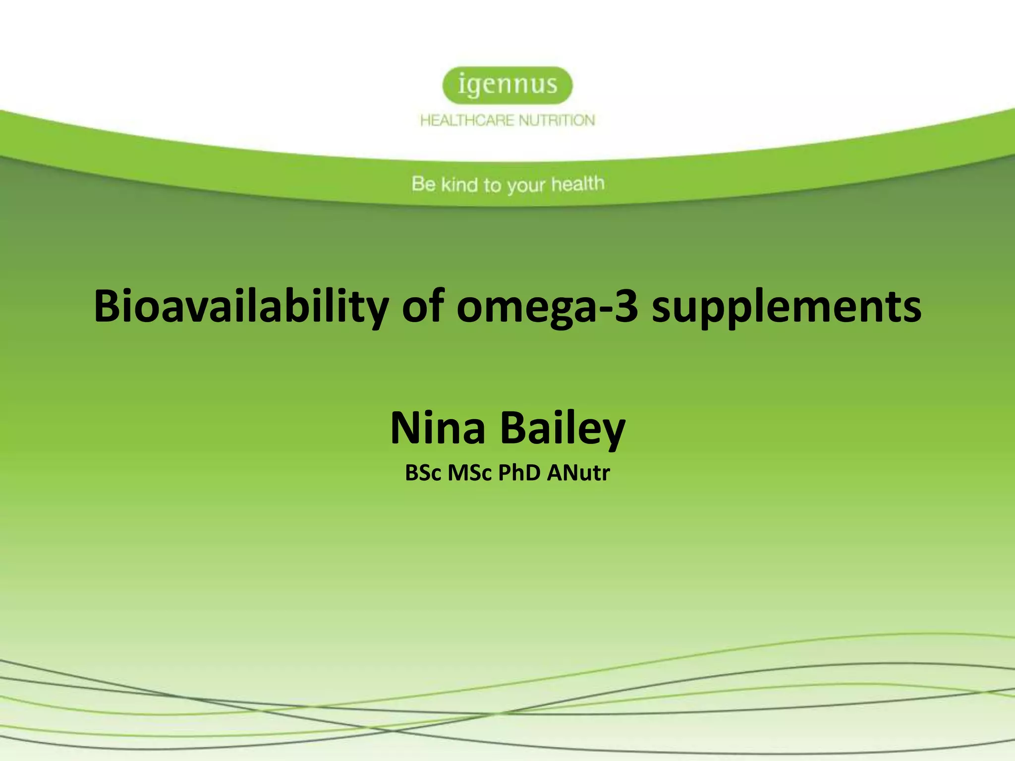 Long-chain omega-3s as therapeutics: understanding sources ...