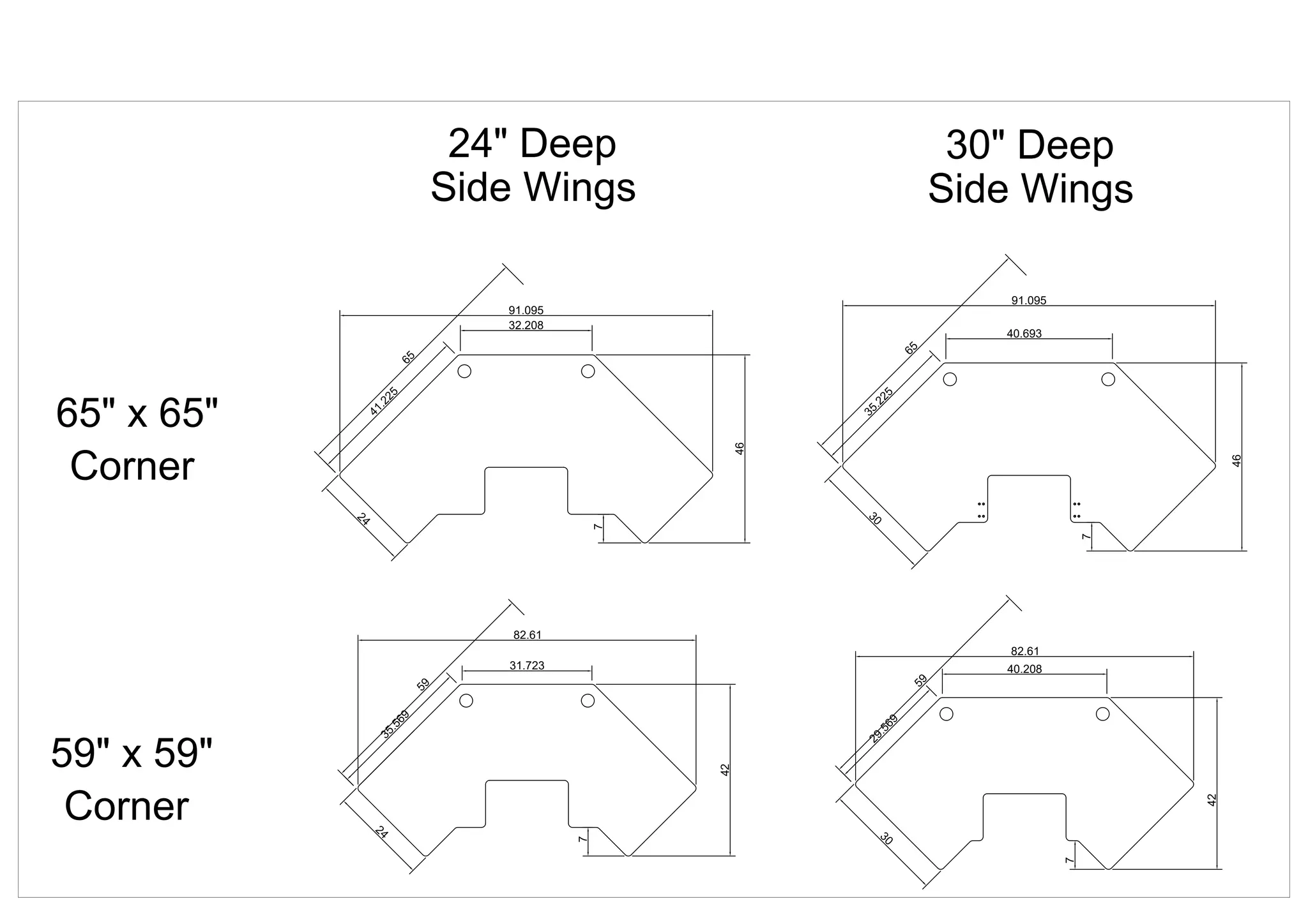 iMovR Cascade Corner Standing Desk Tabletop Dimensions | PPT