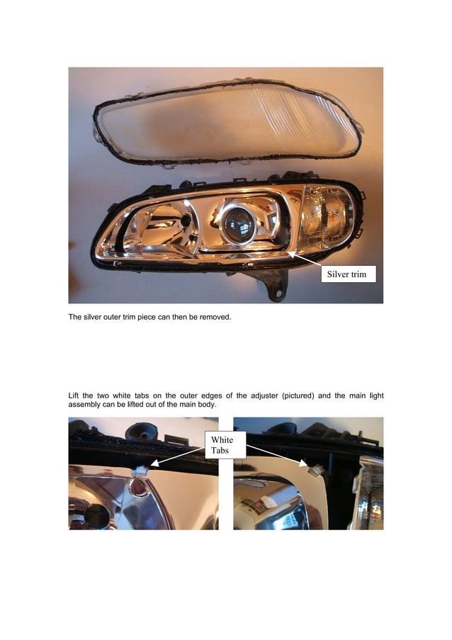Omega headlight adjusters-1 | PDF
