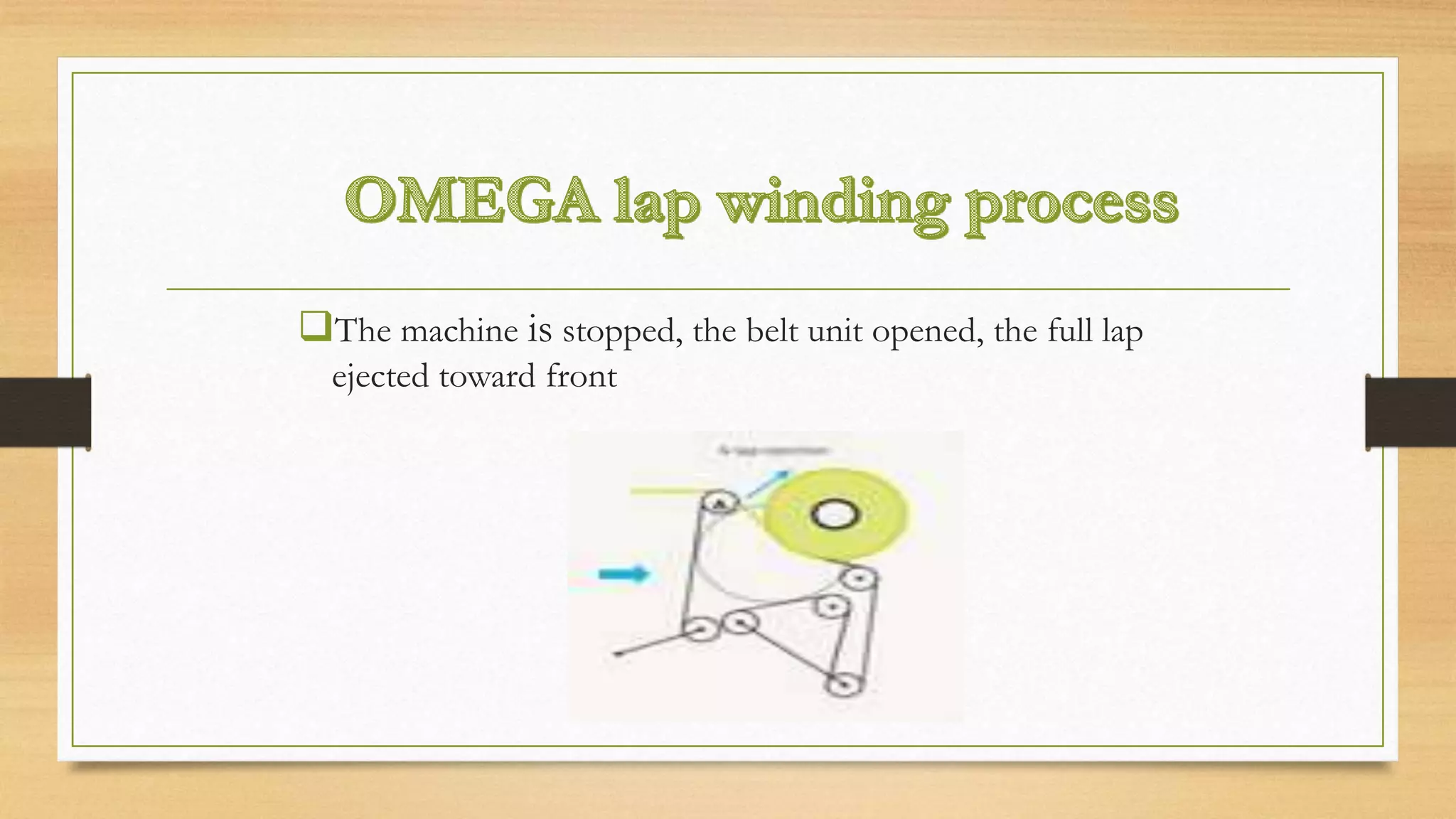 Omega lap winding | PPTX