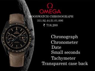 Omega Speedmaster Professional - The Moon Watch Collection In India | PPSX