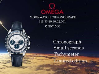Omega Speedmaster Professional - The Moon Watch Collection In India | PPSX
