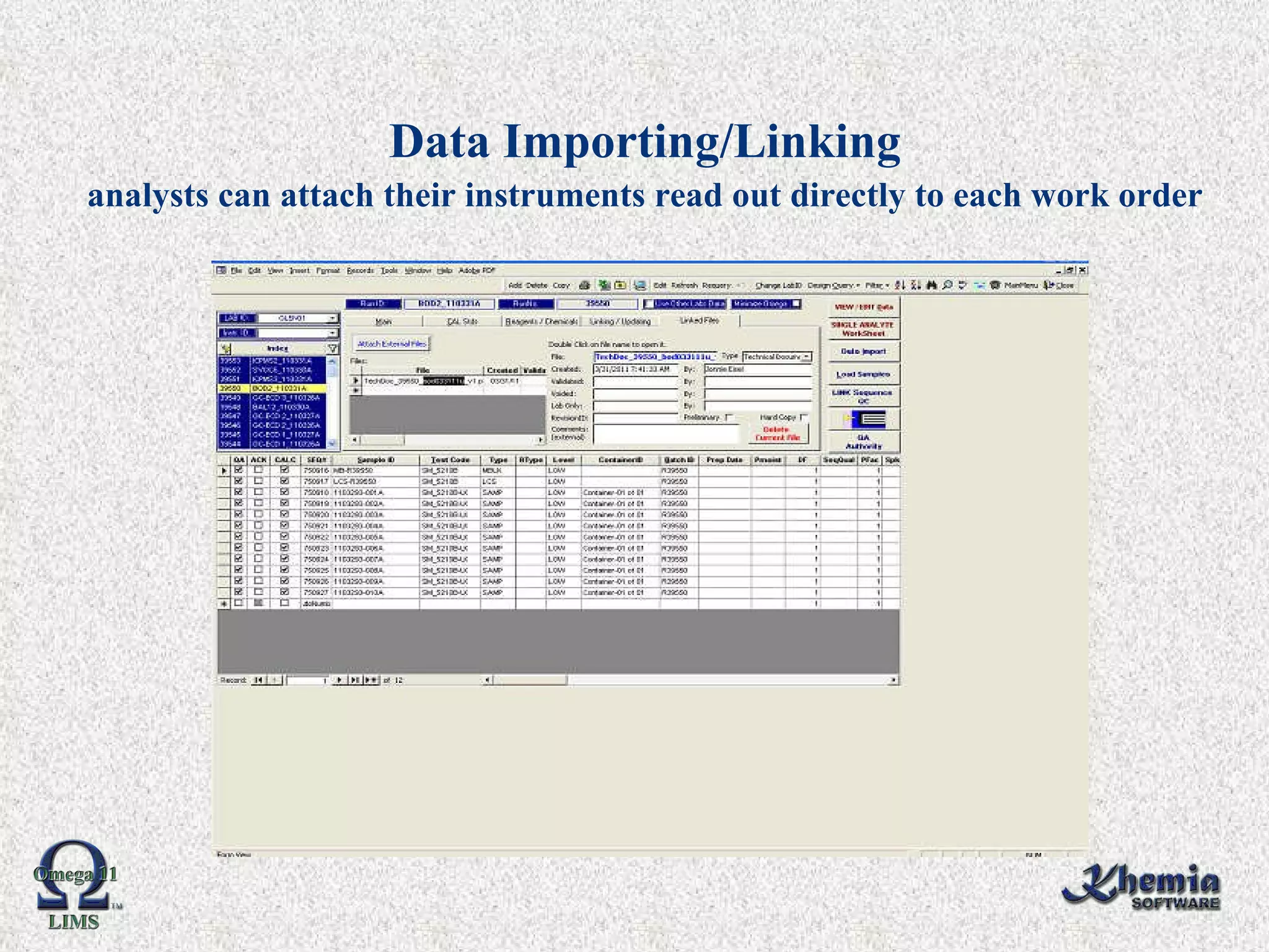 OMEGA 11 LIMS- Increase Lab Efficiency | PPT