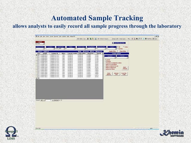 OMEGA 11 LIMS- Increase Lab Efficiency | PPT | Business | Business and Finance