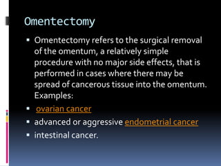Omentum filza | PPT