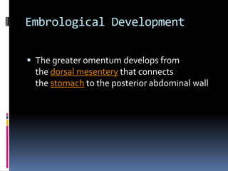Omentum filza | PPTX