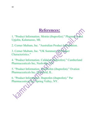 Assignment of Omeprazole & ibuprofen.k. siam | PDF
