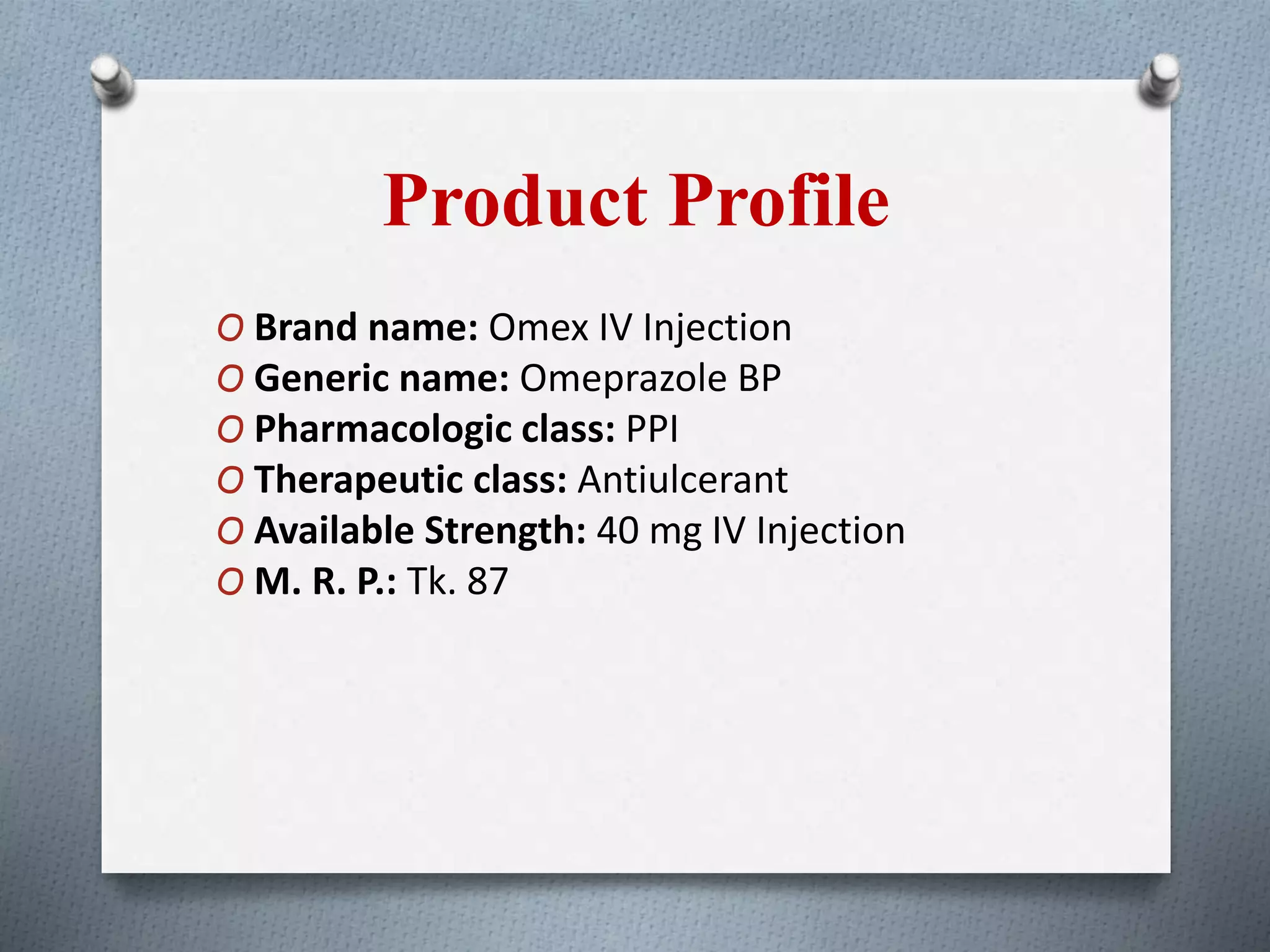 Omeprazole injection | PPT