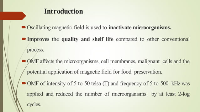 Oscillating Magnetic Field | PPTX | Chemistry | Science
