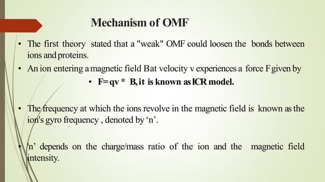 Oscillating Magnetic Field | PPTX | Chemistry | Science