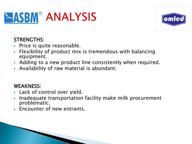 Omfed | PPTX | Agriculture | Industries