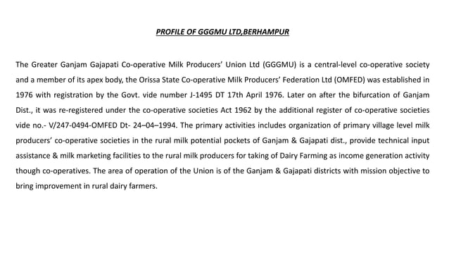 PRESENTATION FOR ODISHA MILK UNION omfed.PPTX