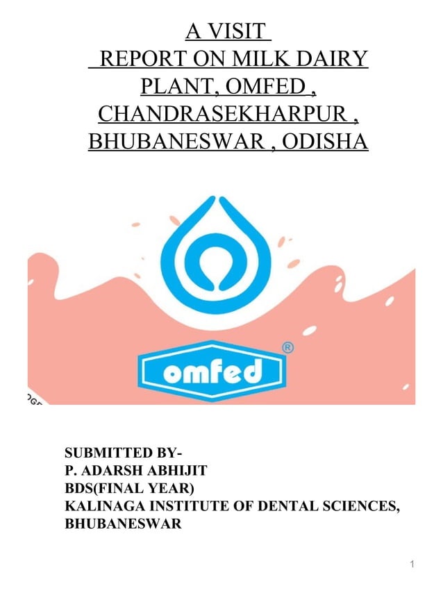 Omfed factory visit | PPT | Agriculture | Industries
