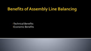 Operations Management : Line Balancing | PPTX