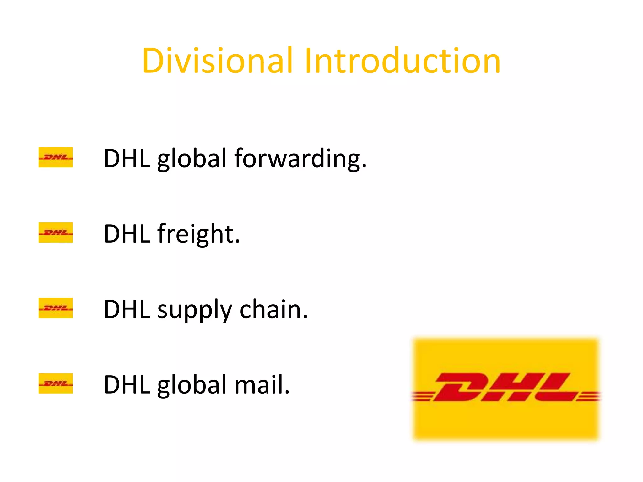 Supply Chain Management of DHL Express Operations | PPTX