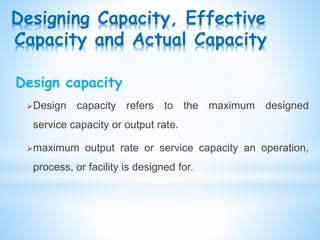 Capacity planning ( Starwood) | PPT