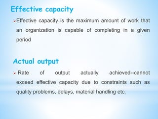 Capacity planning ( Starwood) | PPT